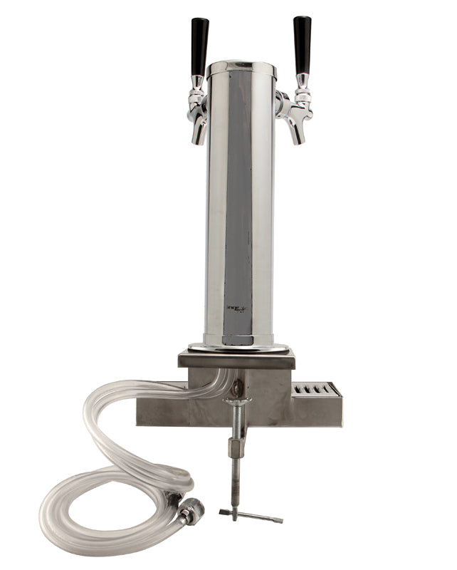 Clamp on Tower - Double Tap - Stainless – Craft Standard - Direct Keg ...